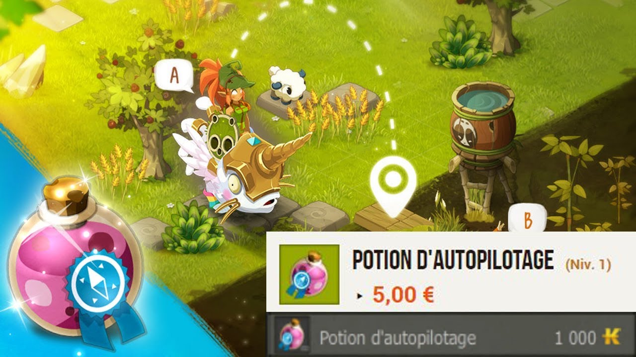 [Dofus 2.45] POTION D'AUTOPILOTAGE - comment ça marche ? - YouTube
