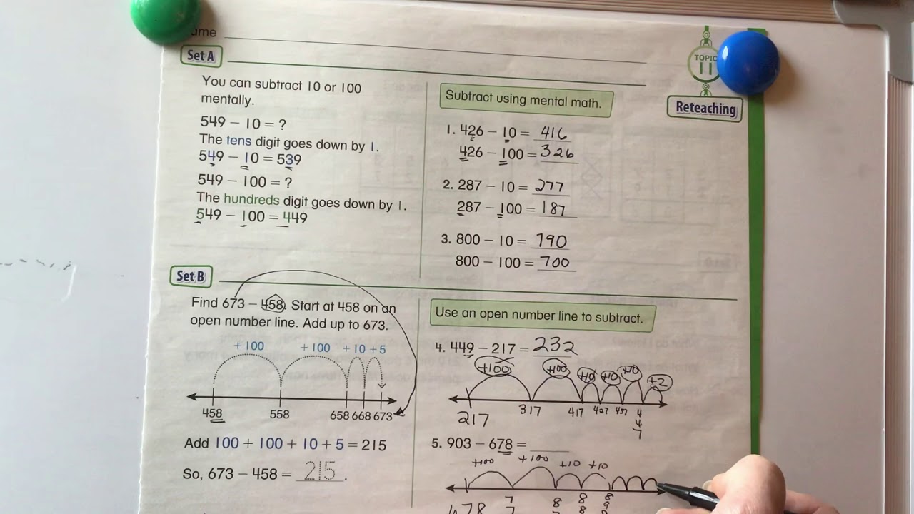 2nd grade math lesson 11- reteaching - YouTube