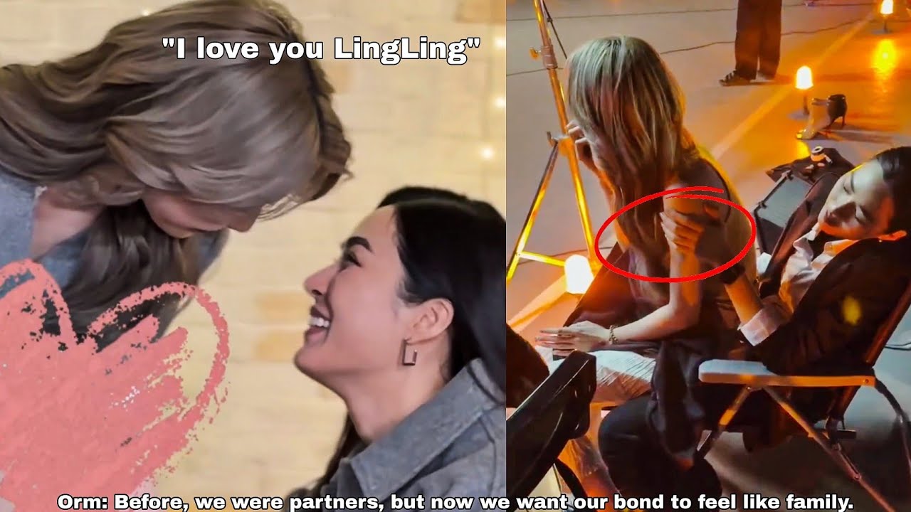 (LingOrm) LING SAYING 'LOVE YOU TOO' TO ORM| Orm seductively lean into ...