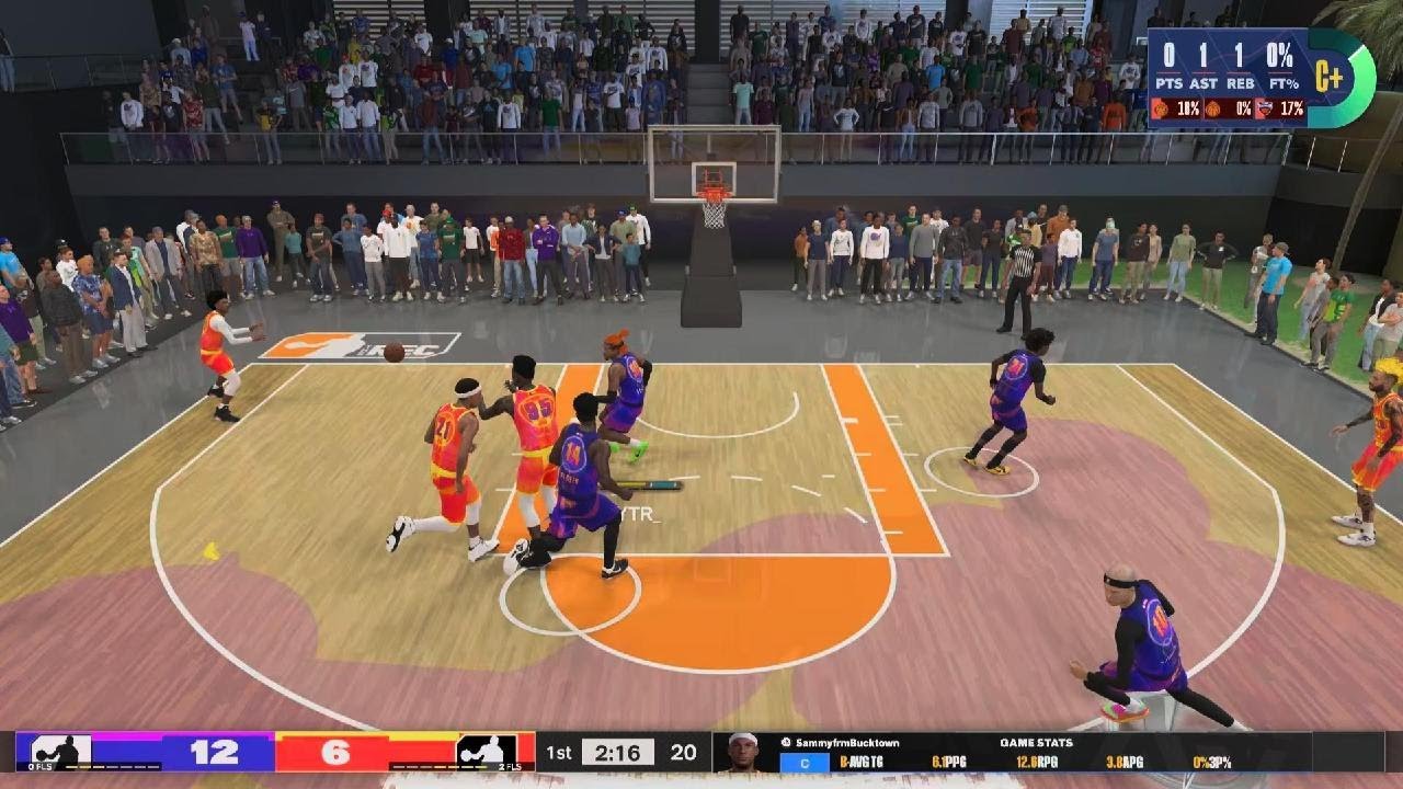 Rare contact dunk incoming put on the ground - YouTube