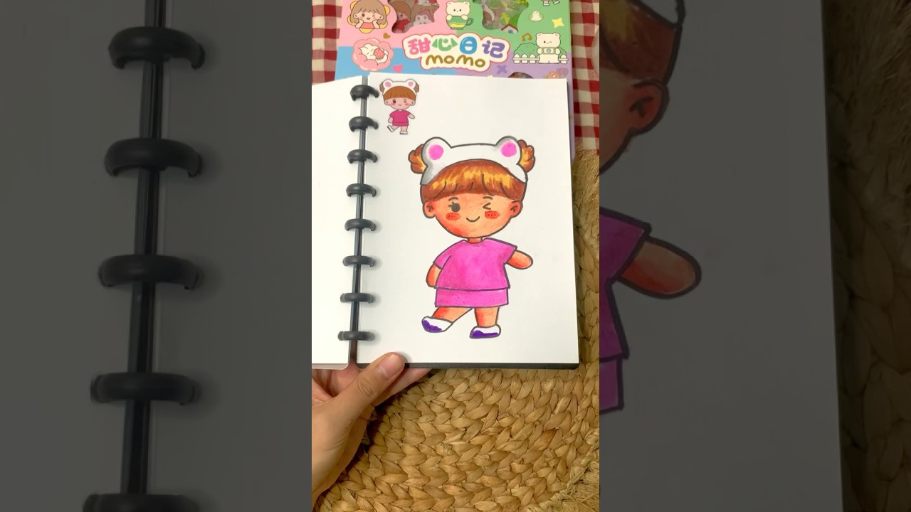 Tutor gambar sticker momo pink🩷 #artbytatae #sticker #howtodraw # ...