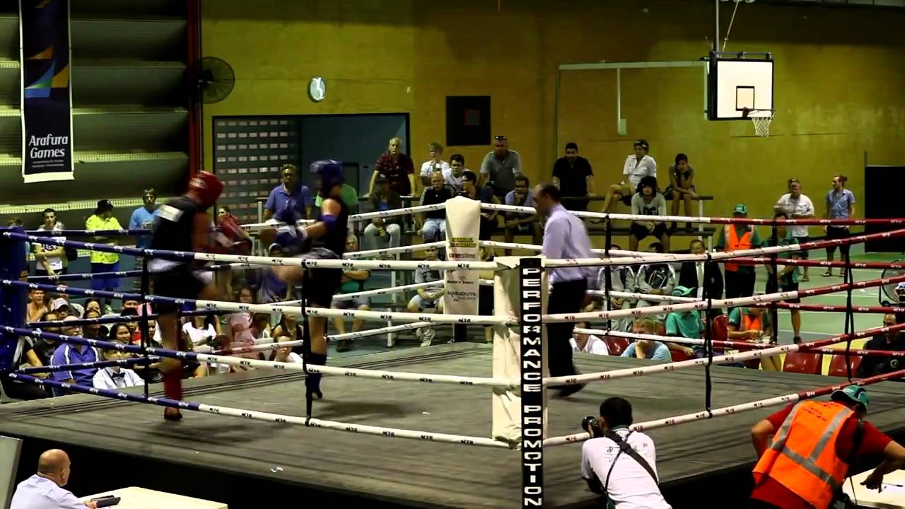 Arafura Games Muay Thai Artur Kodirkulov against Jarred Rothwell (Kick ...
