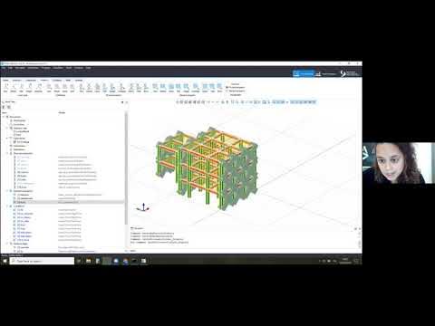 Get Started in OpenSees w/ STKO: W18 3DFrame Structures (1)- RC: diaphragms, joints, infill ...