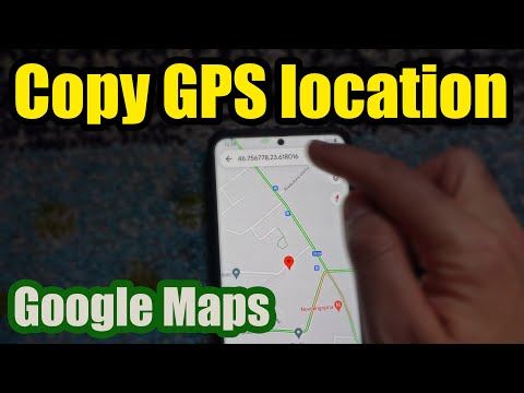 How to Copy the GPS coordinates using Google Maps? (Android phone, Data OFF)