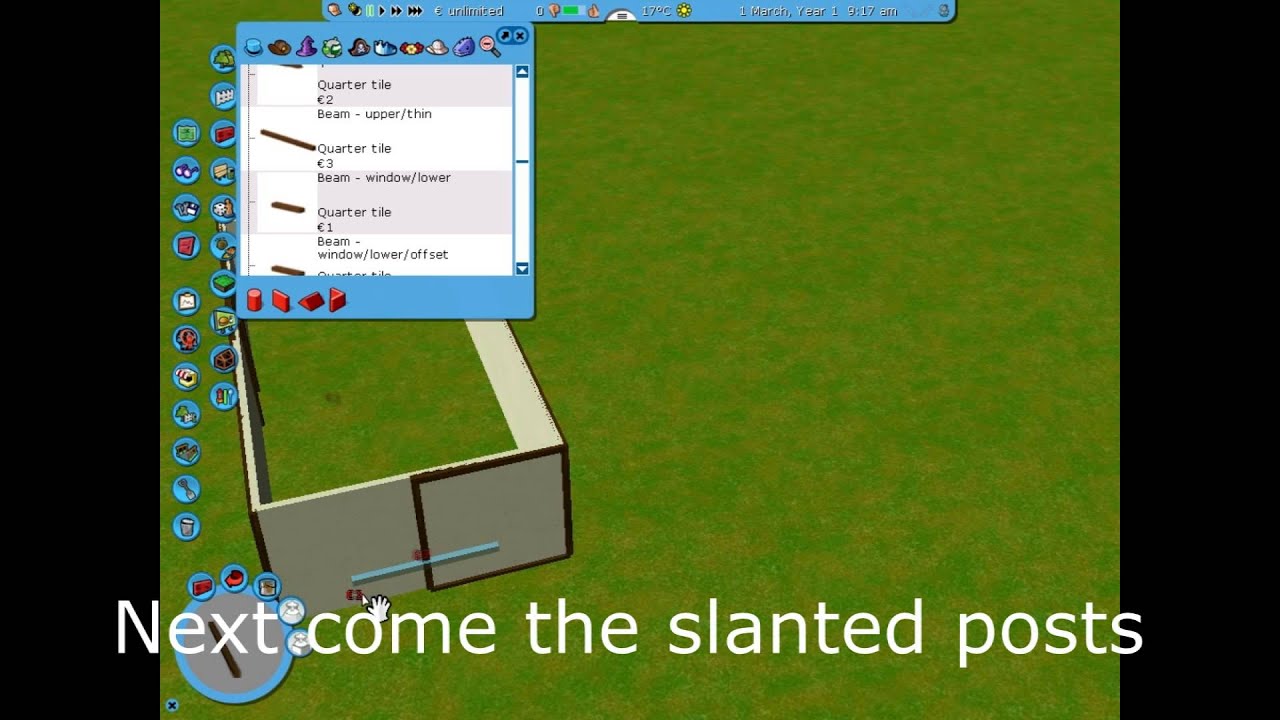RCT3 Tutorial - Shyguy's Alpine Village Set 1 - YouTube