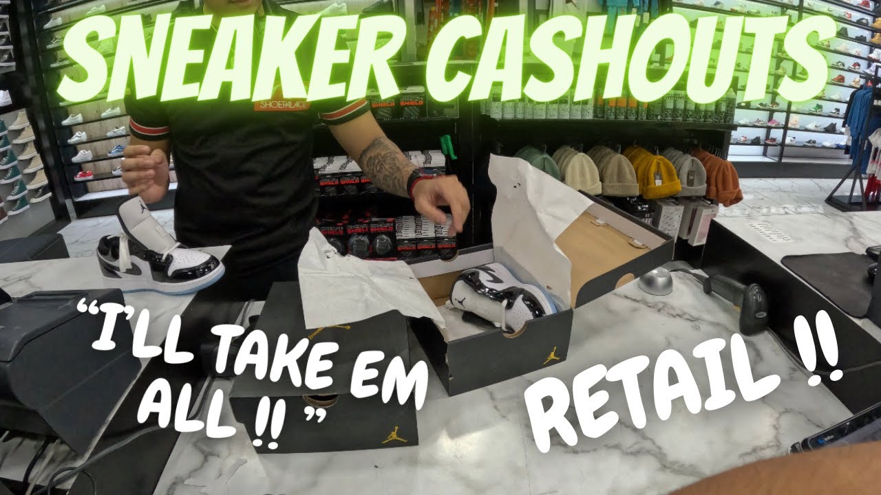 CASHING OUT AT SHOE PALACE + LOCAL CASHOUTS | I LOVE RETAIL PAIRS - YouTube