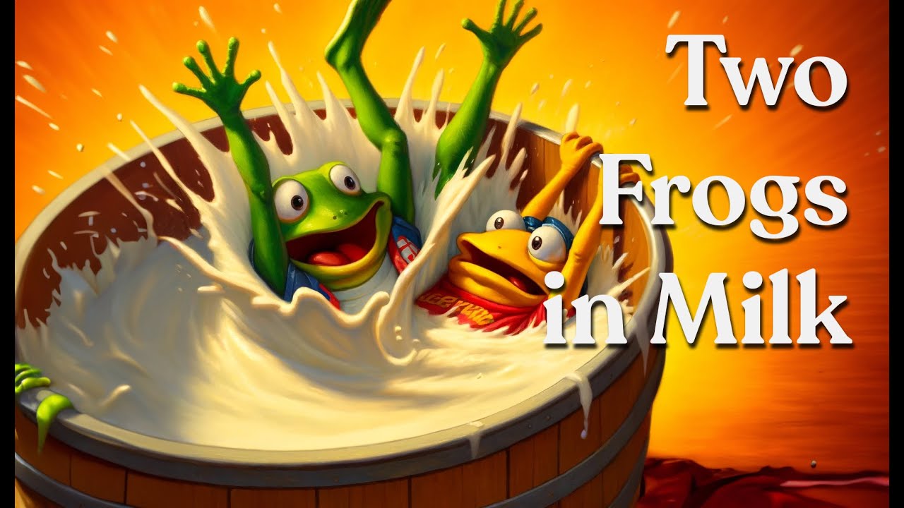 Two Frogs in milk - YouTube