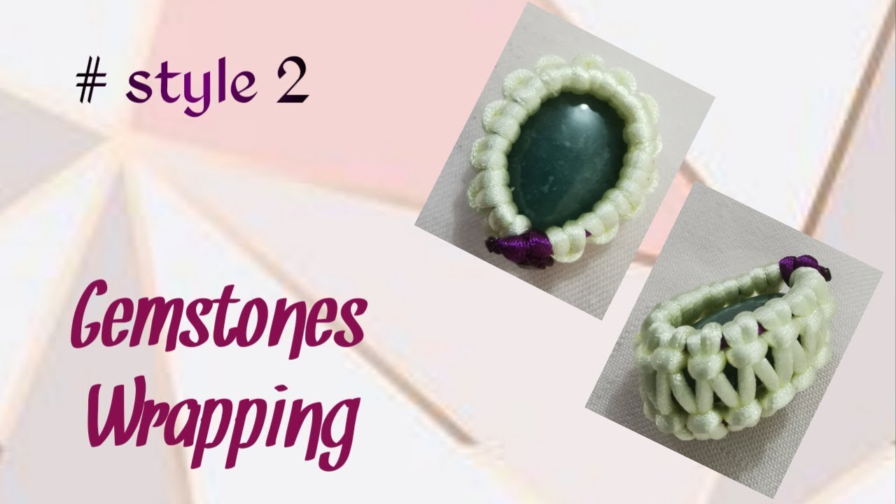 How to wrap gemstone with easy and stylish method - YouTube