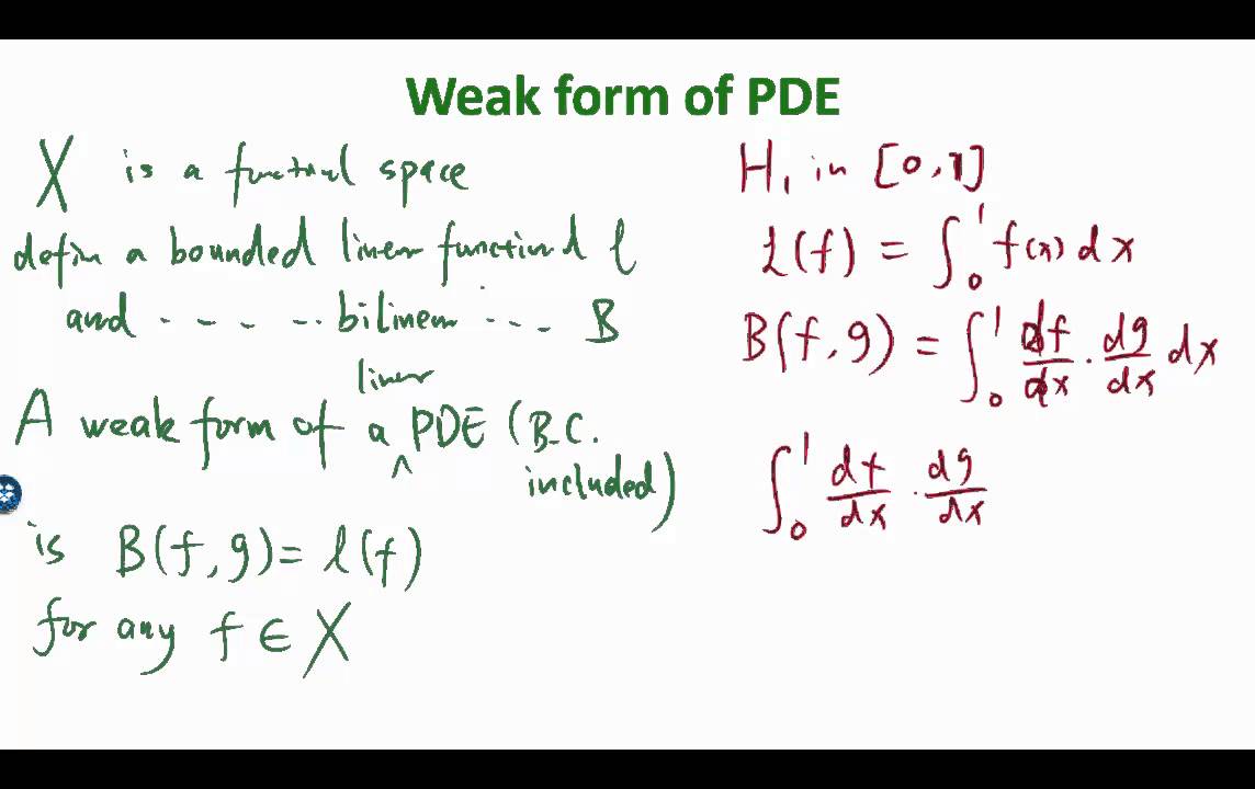 MIT Numerical Methods for PDEs Lecture 15: Math Foundation of Finite Element: weak form of PDEs ...