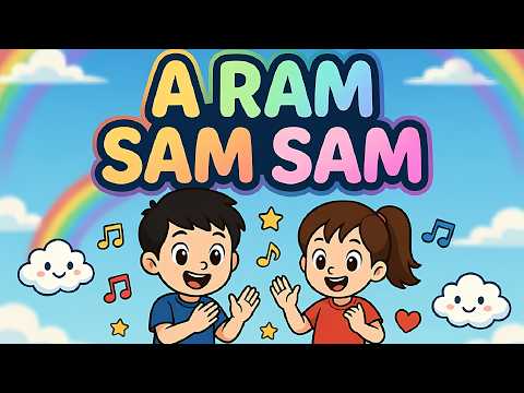 A Ram Sam Sam | Hareketli Eğlenceli Çocuk Şarkısı | Pıtırcık