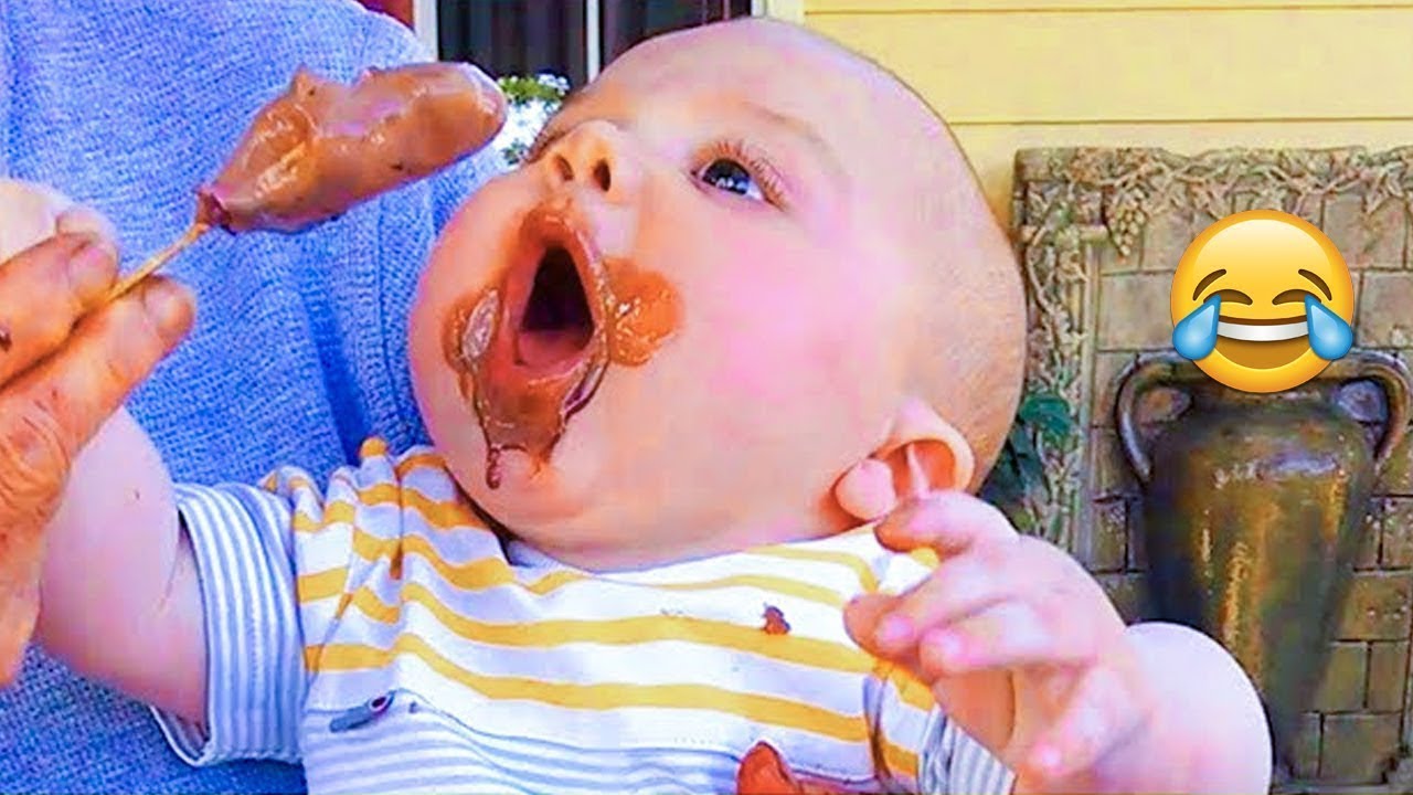 Hilarious Baby Fails & Cute Baby Reactions – Try Not to Laugh Challenge ...