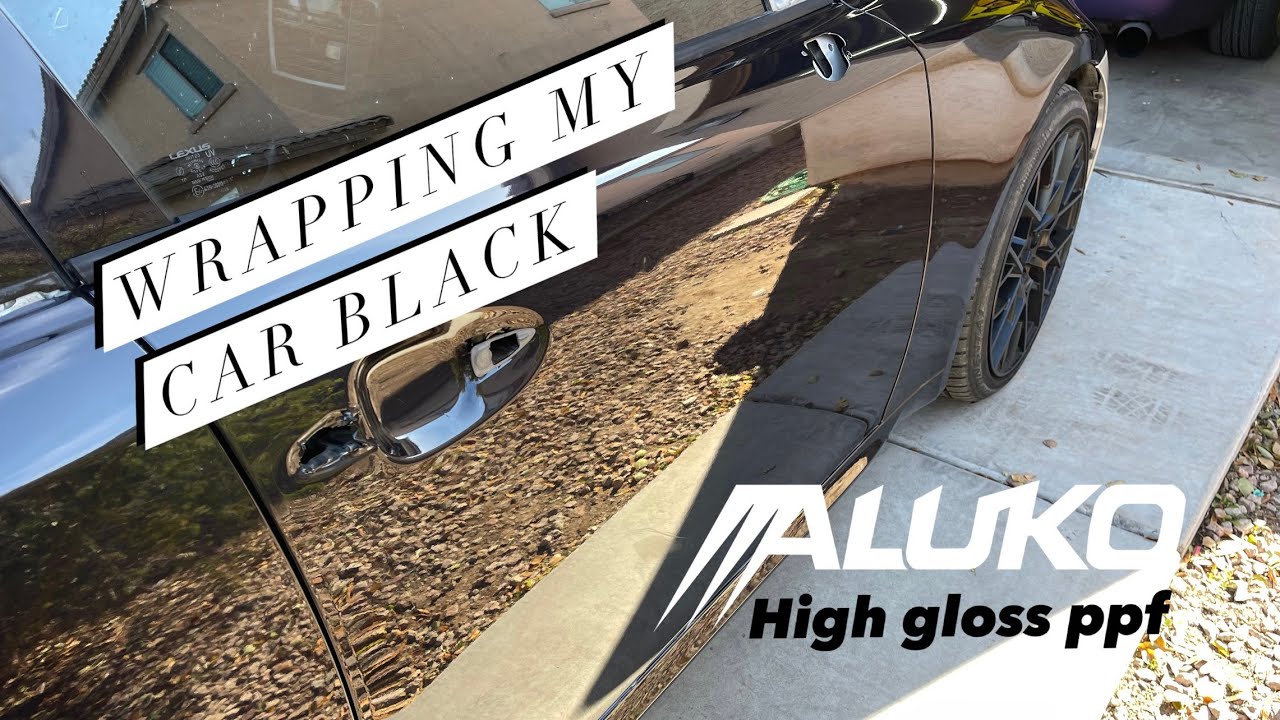 How to wrap a car with Aluko PPF Part two “Passenger Door” - YouTube
