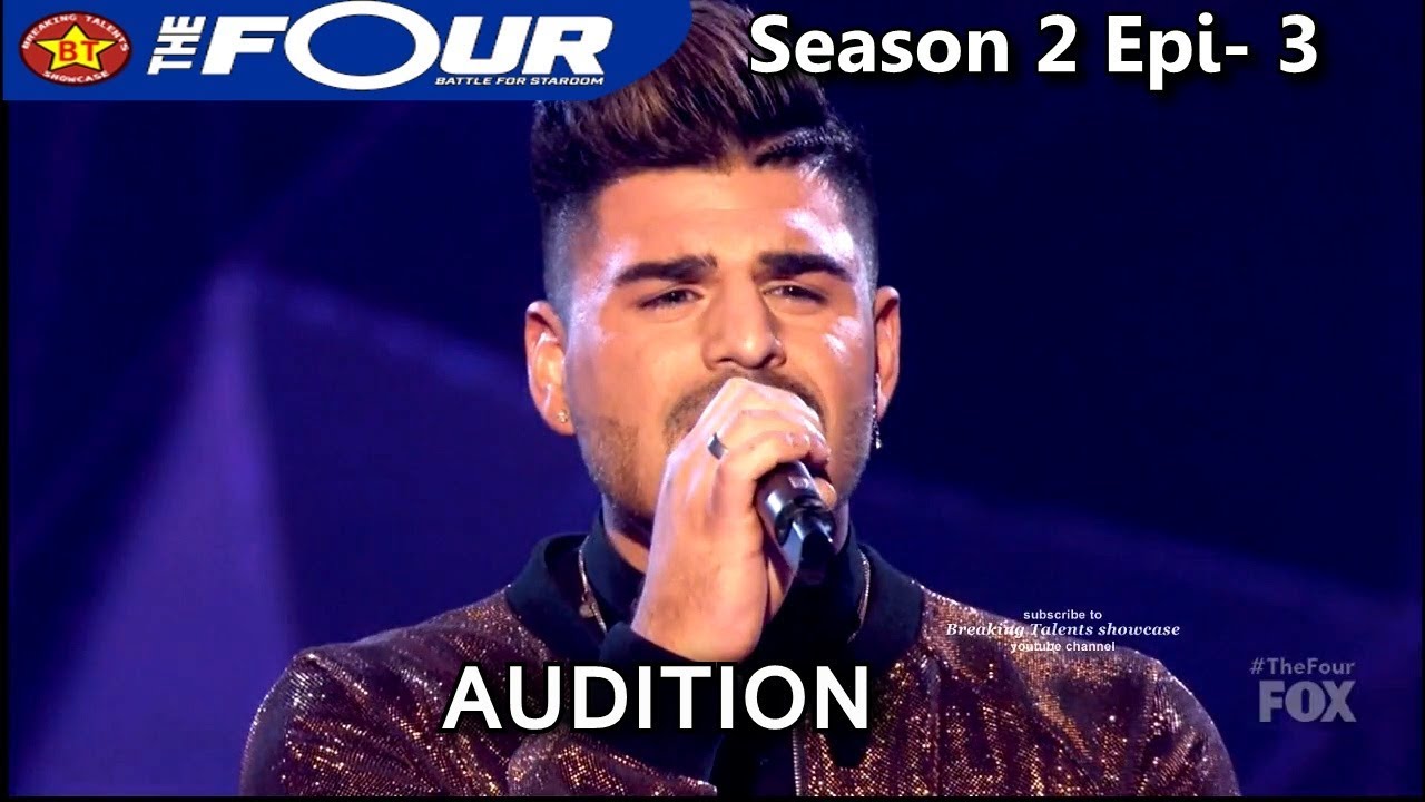 Matt Bloyd sings “How Will I Know” Audition The Four Season 2 Ep. 3 ...