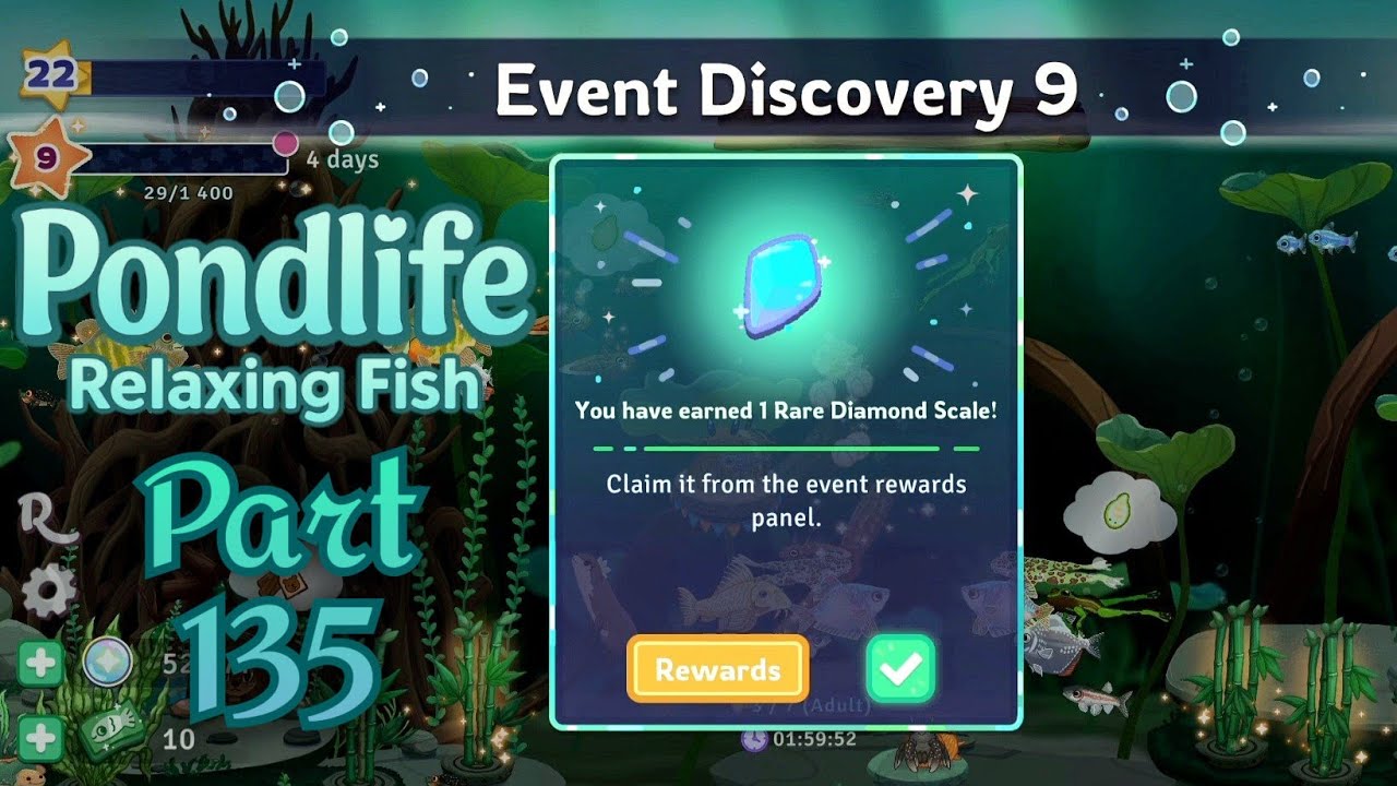 🐟 Pondlife - Relaxing Fish Game Walkthrough Part 135 | Mobile Gameplay ...