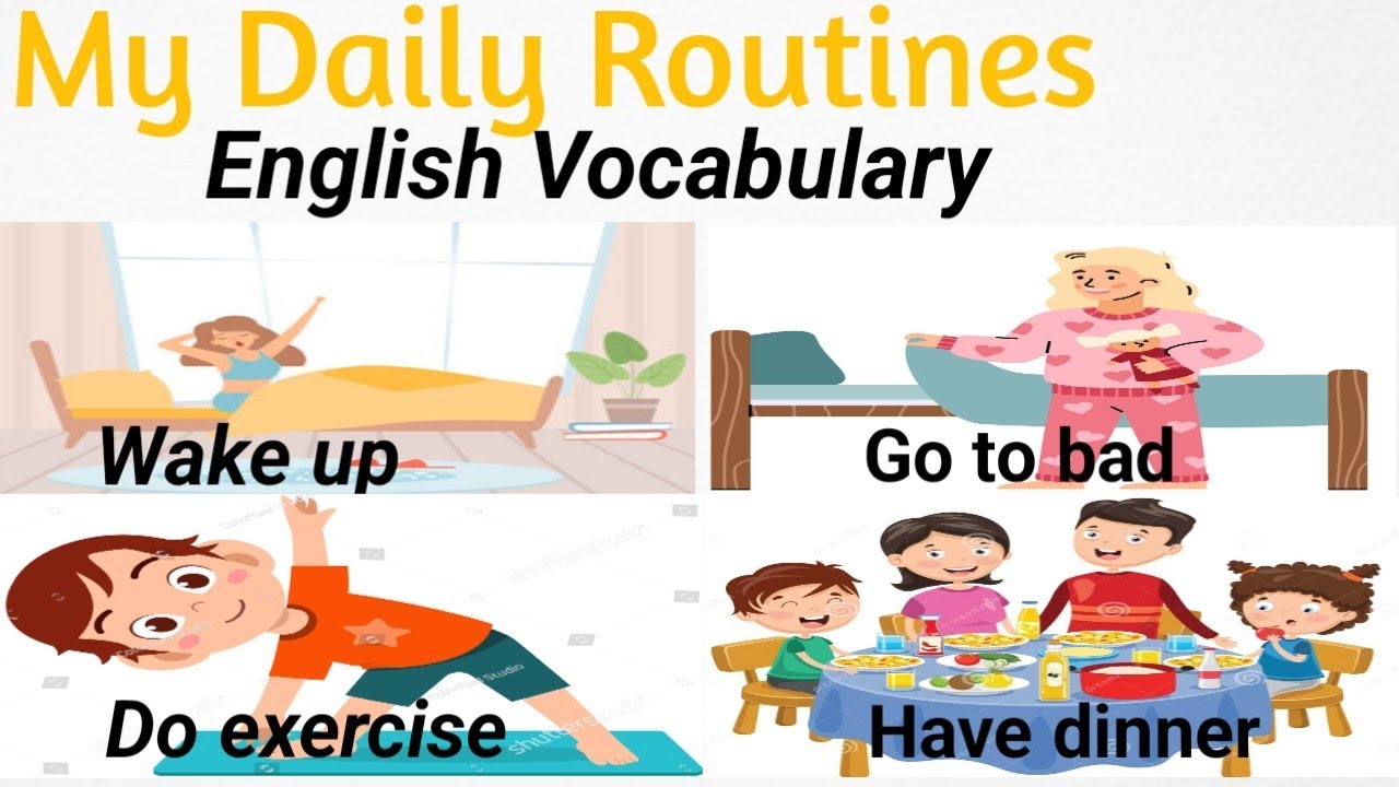 My Daily Routines | English Vocabulary | Learn English Smoothly - YouTube