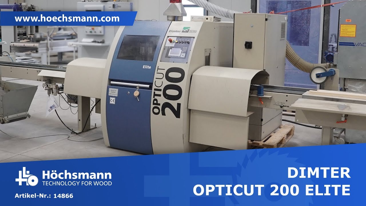 DIMTER OPTICUT 200 ELITE (Höchsmann Klipphausen) - YouTube