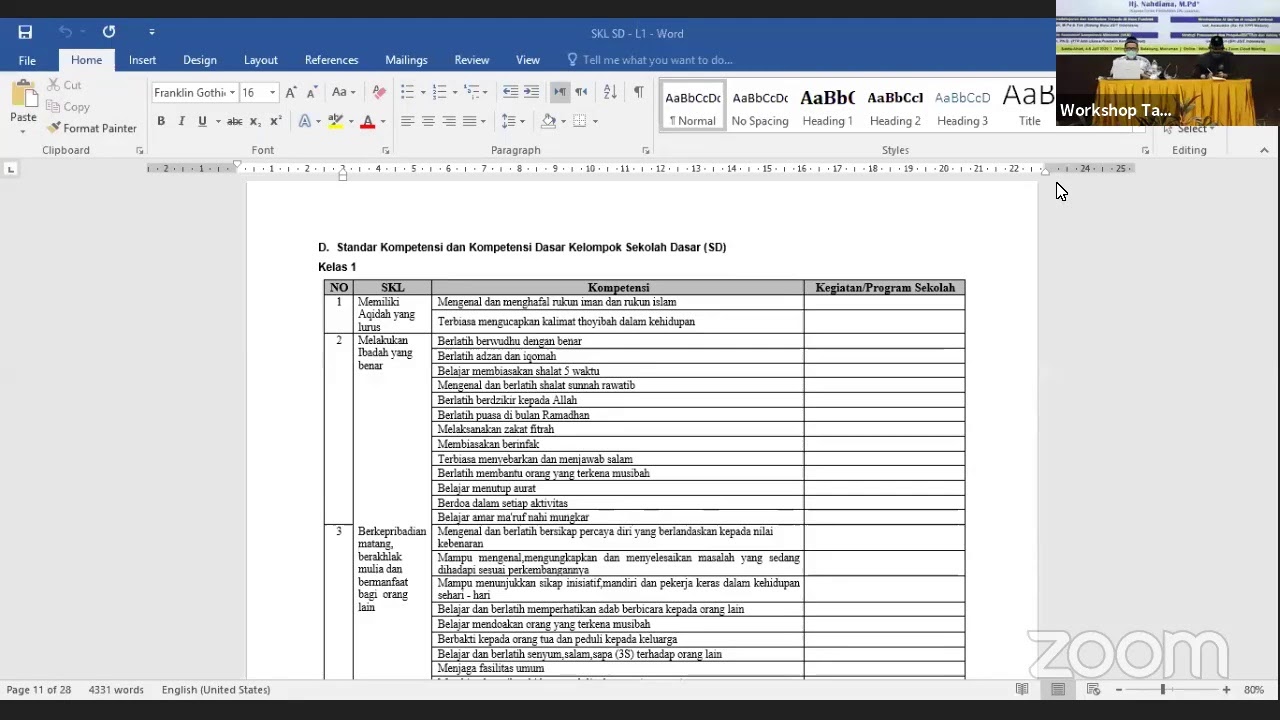 Workshop Tahun Ajaran Baru 2020 - 2021 - JSIT DKI Jakarta's Zoom ...