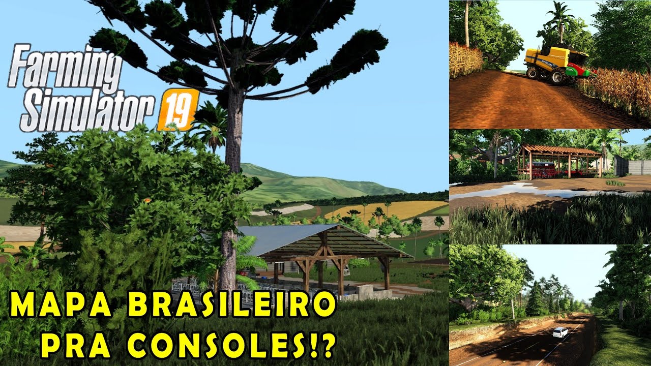 Mapa Brasileiro para Consoles! Apresentando MODS FS19! - YouTube