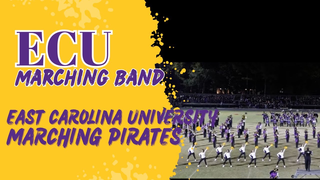 ECU Marching Pirates #marchingband - YouTube