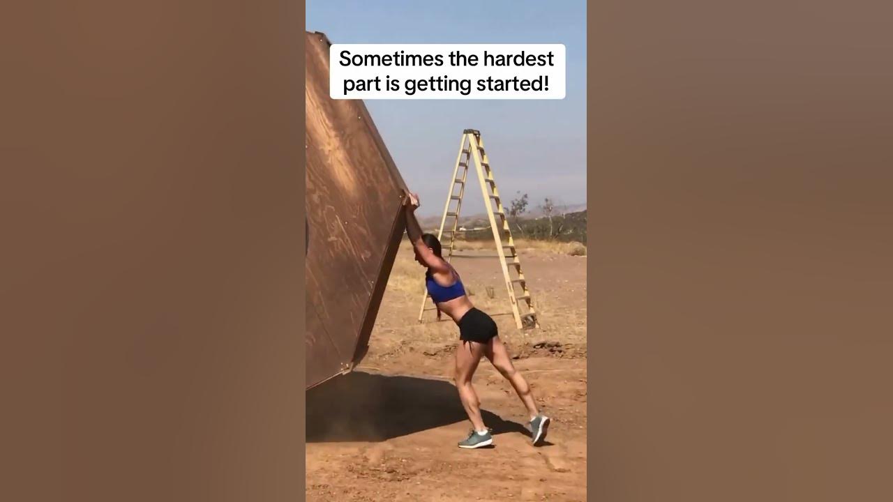 The hardest part is getting started - YouTube
