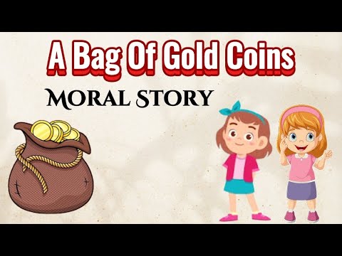 A Bag Of Gold Coins | Short Moral Story | One Minute Story | Moral ...