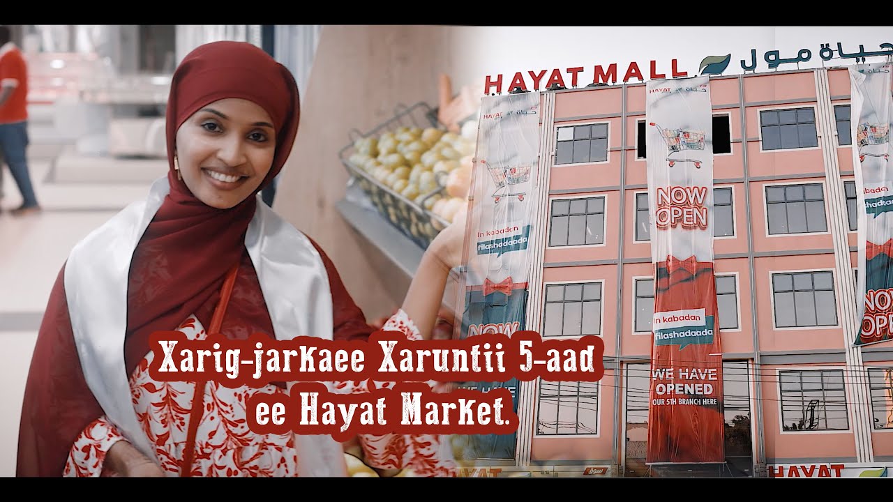 Xafladda Xarig-jarkaee Xaruntii 5-aad ee Hayat Market. - YouTube