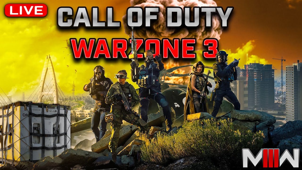 LIVE | COD WARZONE 3 LIVE! | WARZONE 3 SEASON 1 ( COD WARZONE ) - YouTube