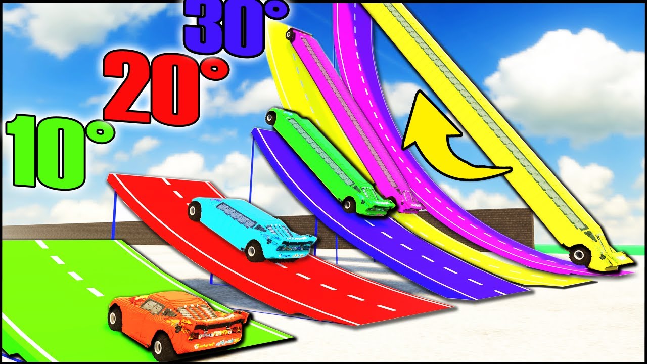 Long Cars vs LONGEST JUMP in Teardown - YouTube