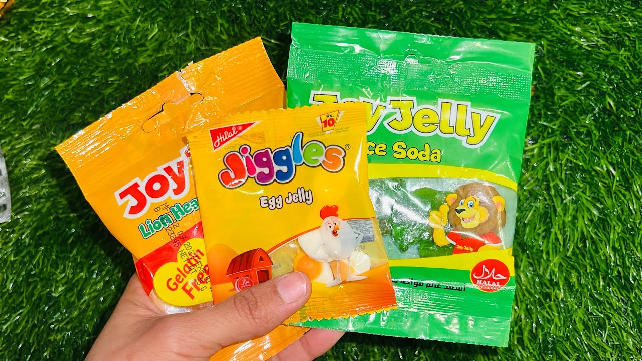 Satisfying ASMR video unpacking joy jelly series 2 & gummy candy ...