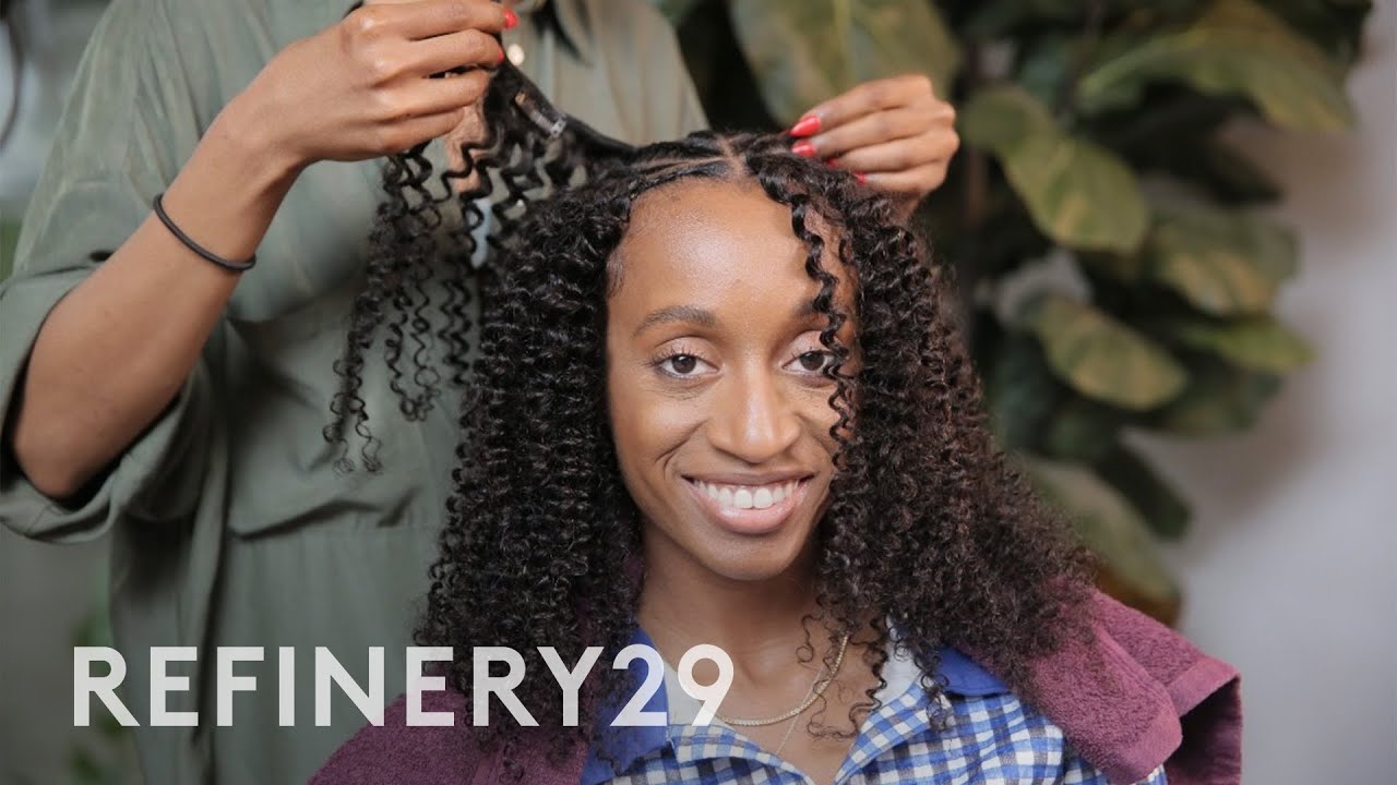 I Tried the No Leave-Out Method to Blend Extensions With My Hair | Hair ...