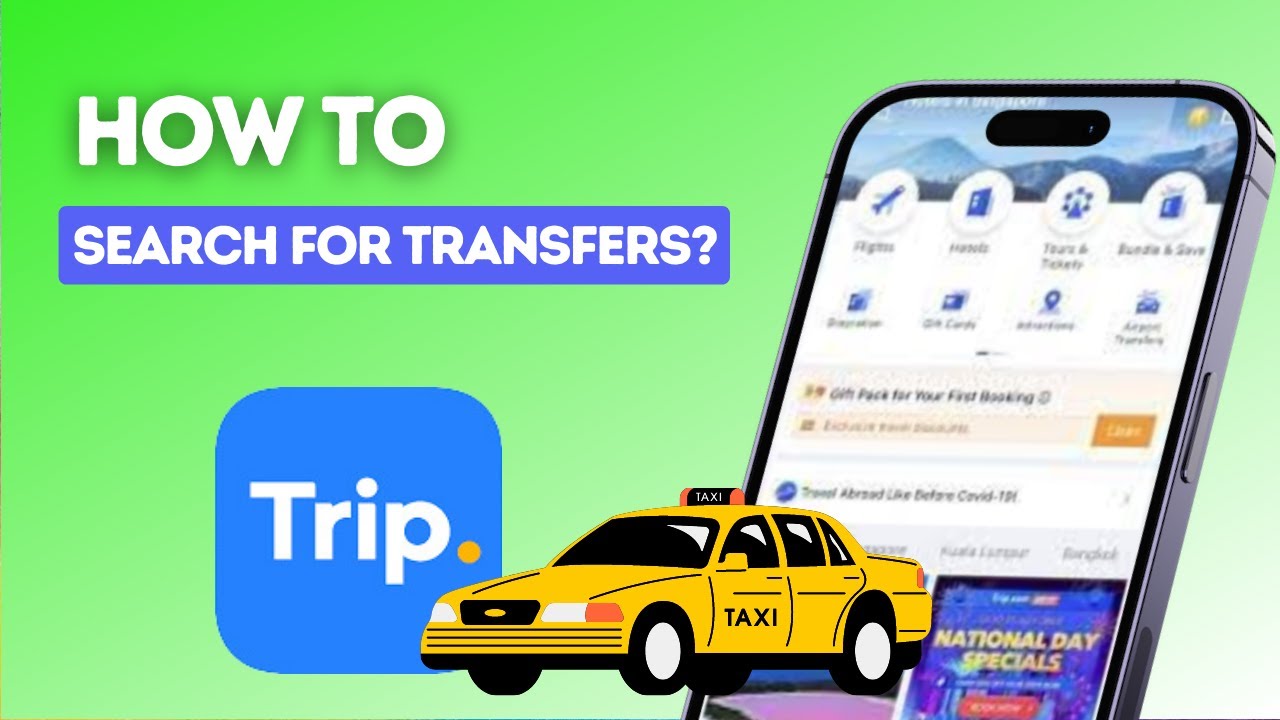 How to search for airport transfers on Trip.com? - YouTube