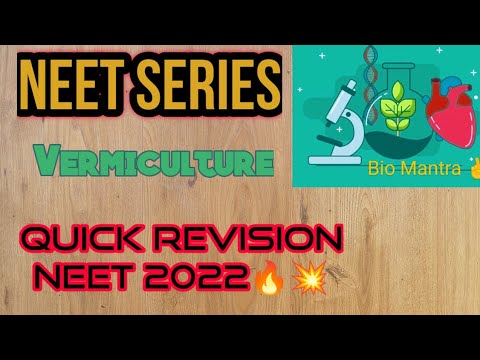#vermiculture ||top 10 questions from vermiculture#neet #bsc semester ...