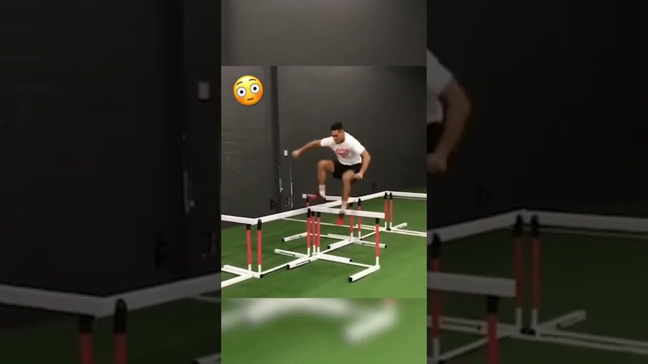 INSANE single leg explosive Hurdle Jumps! 😱 #shorts - YouTube