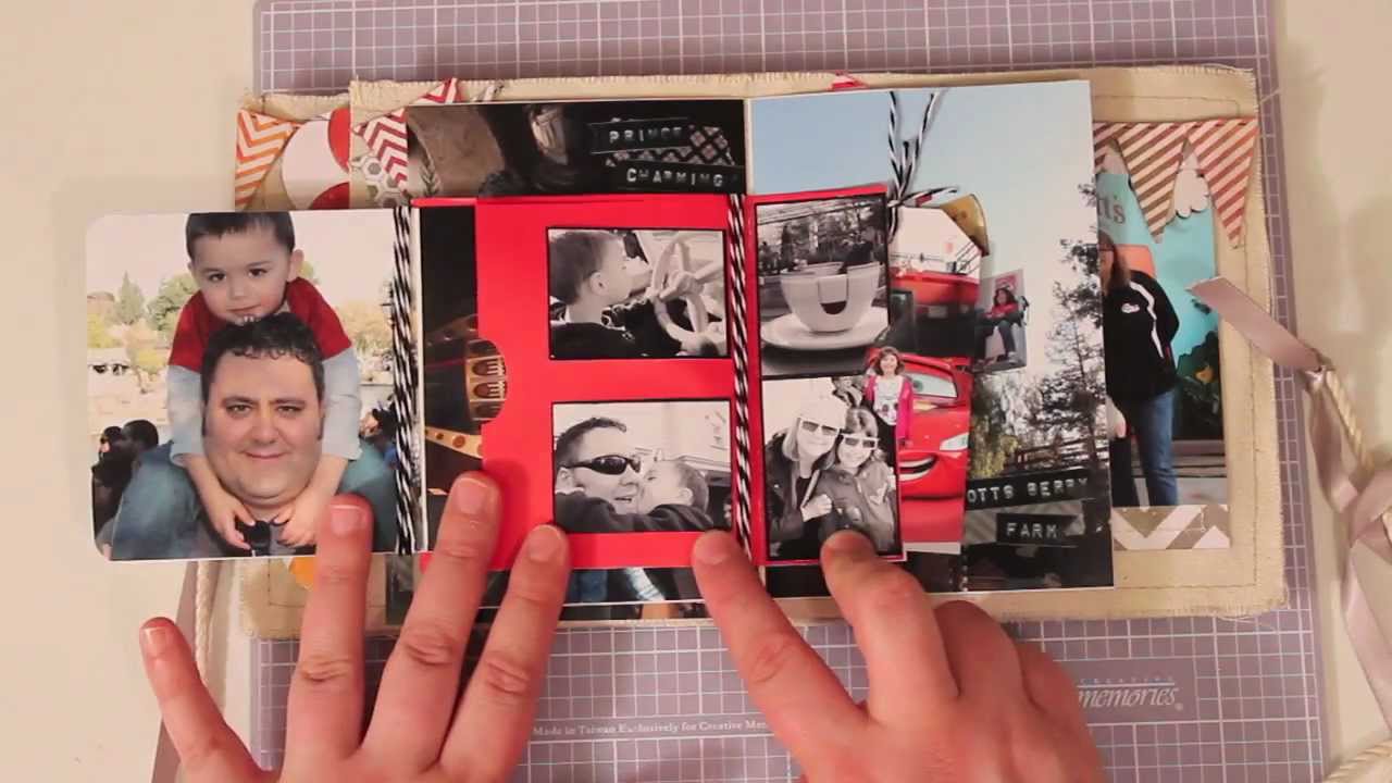 Craft Warehouse Guest Designer-California Mini Book - YouTube