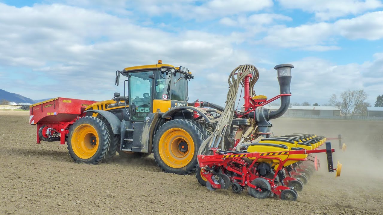 JCB Fastrac 4190 +Väderstadt V TPV 8 /FH 2200 - YouTube