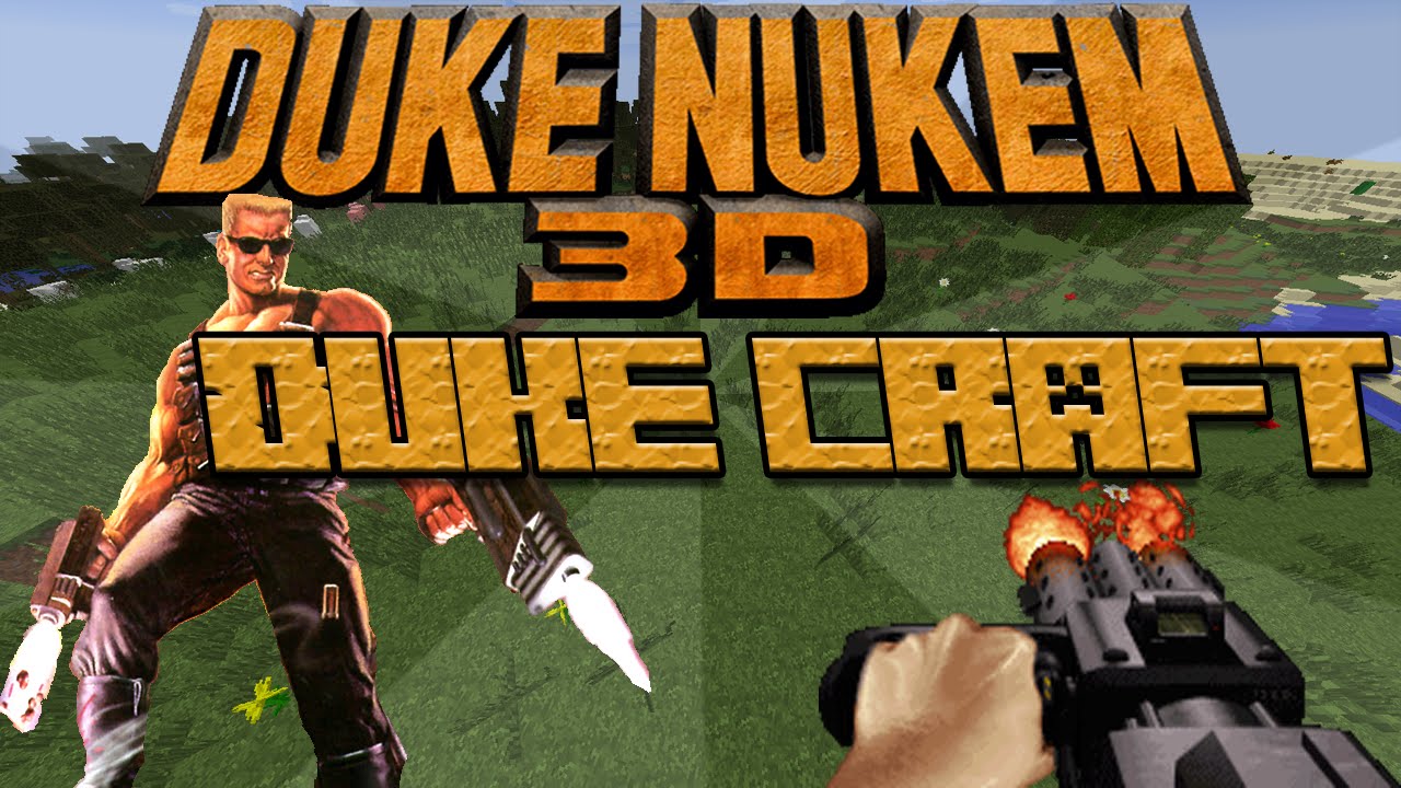 Duke Nukem 3D- DukeCraft (Minecraft In Duke Nukem!) - YouTube