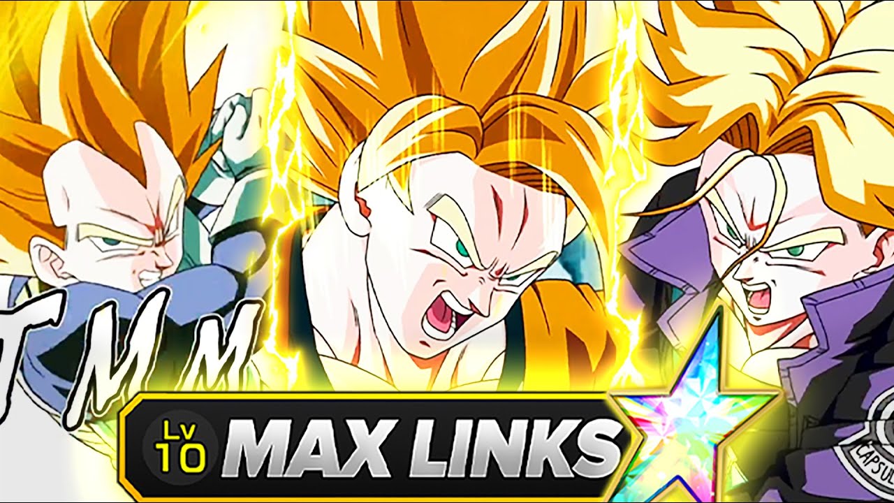 CRAZY GOOD?! LR SSJ GOKU VEGETA & TRUNKS MAX LINKS RAINBOW SHOWCASE ...