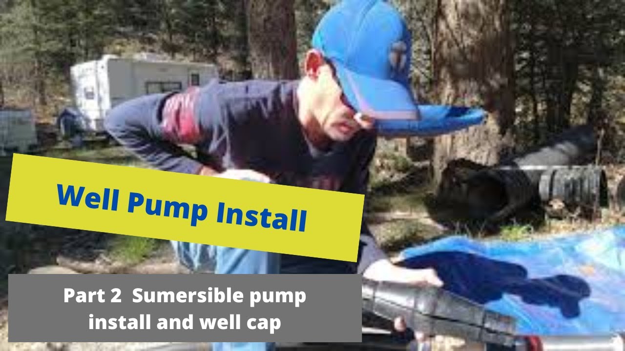 Well pump installation Part 2 Submersible Pump install - YouTube