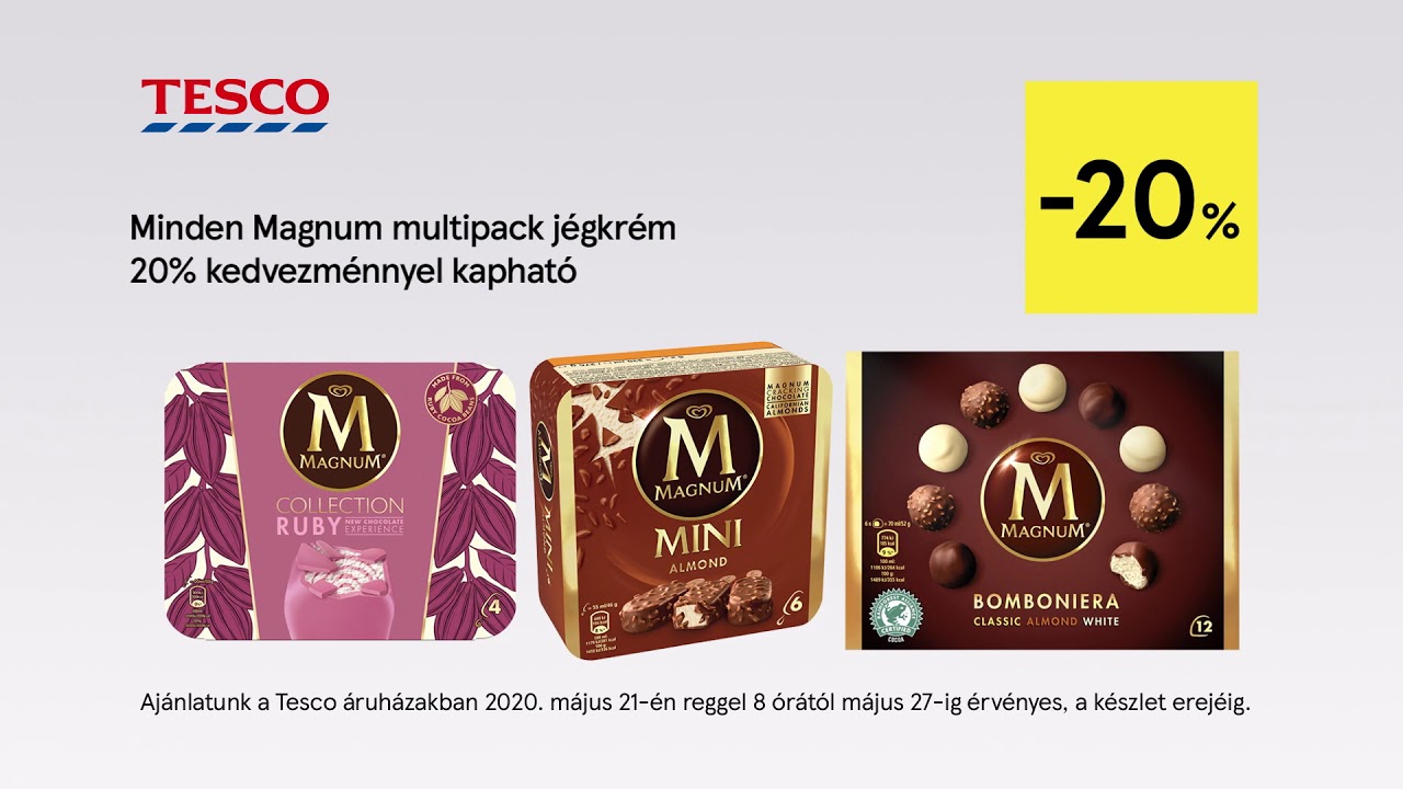 Minden Magnum multipack jégkrém | Tesco Ajánlatok - YouTube