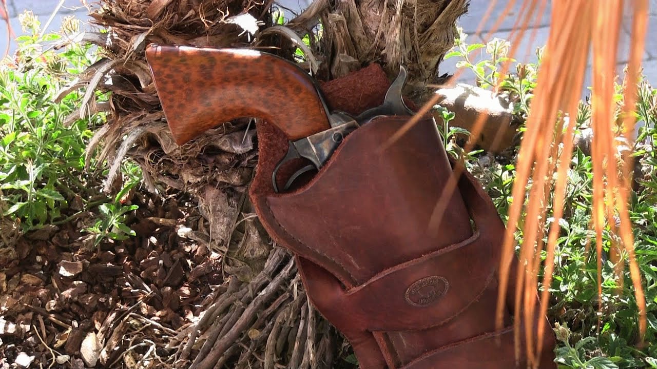 Making wood grips for a six gun - YouTube