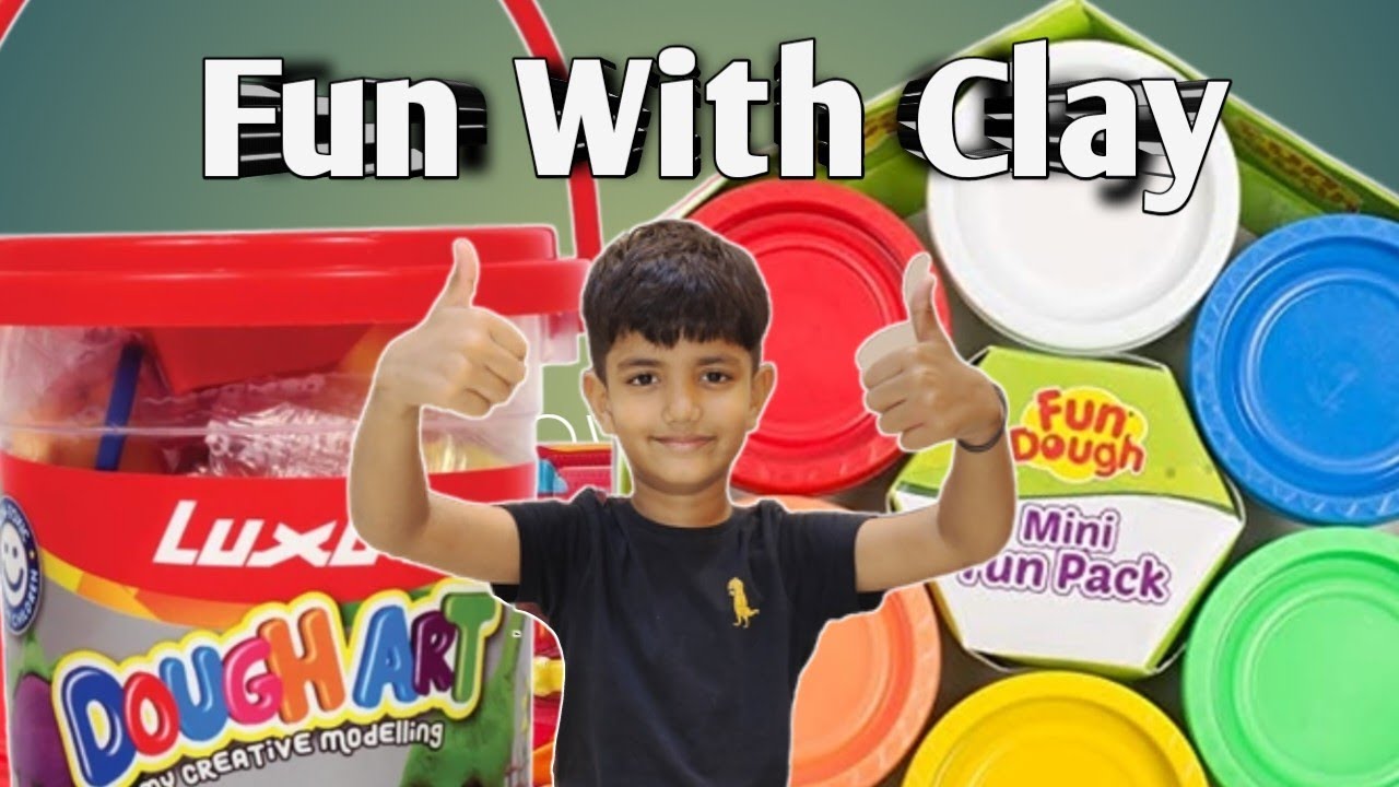 Clay art for kids॥ Clay Videos ॥Clay ॥Dough Art #Shaurya #entertainment ...