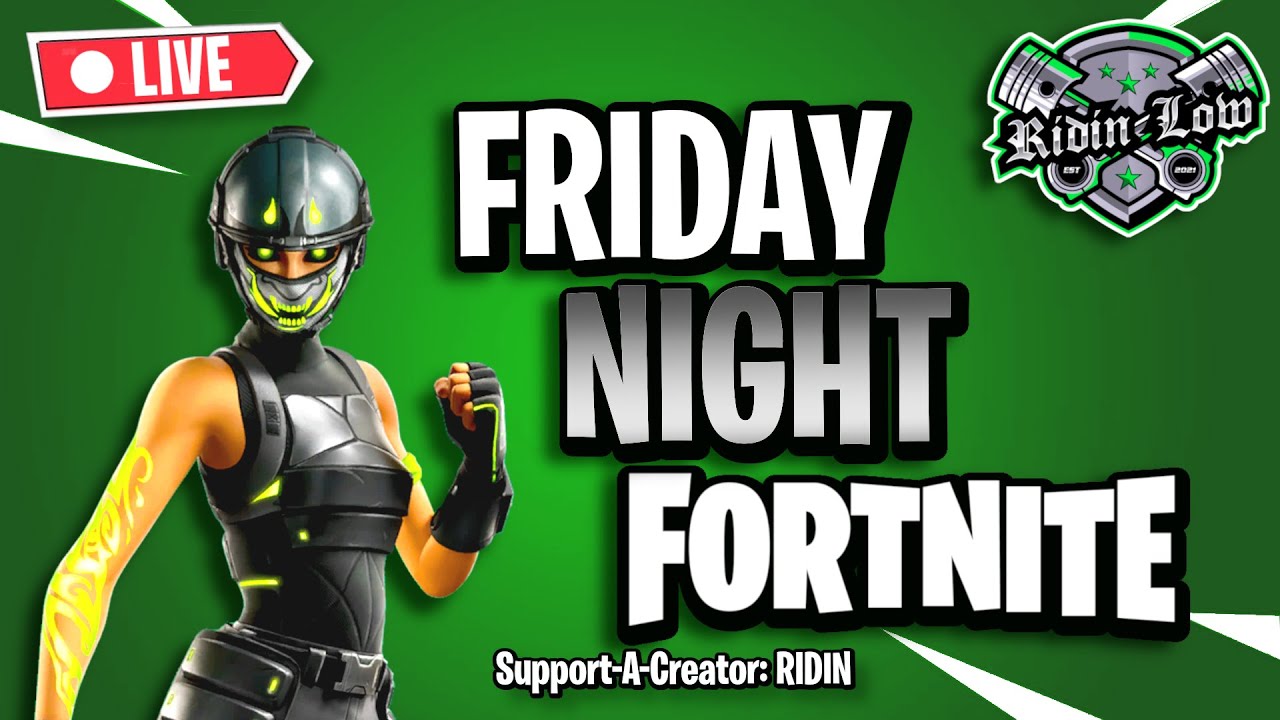 🔴LIVE - Friday Night Fortnite / Happy Holidays! / Support-A-Creator ...