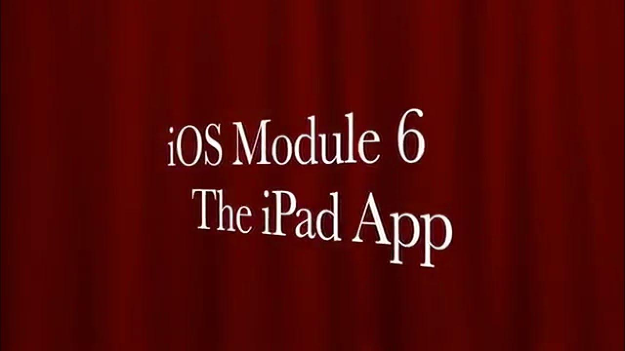 Learn iOS Objective-C - Module 6 - Coding For Multiple Devices - YouTube