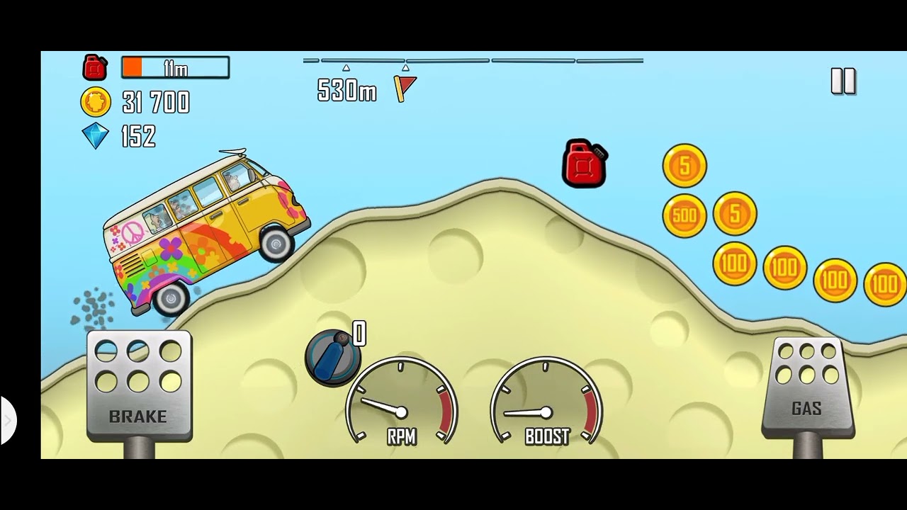 the hills car rode racing game part 2 - YouTube