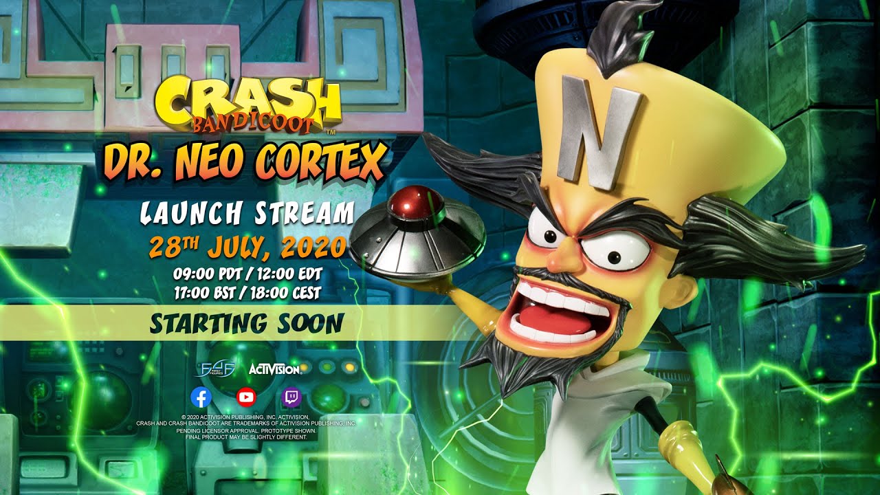 [LAUNCH STREAM] Crash Bandicoot™ – Dr. Neo Cortex Statue - YouTube