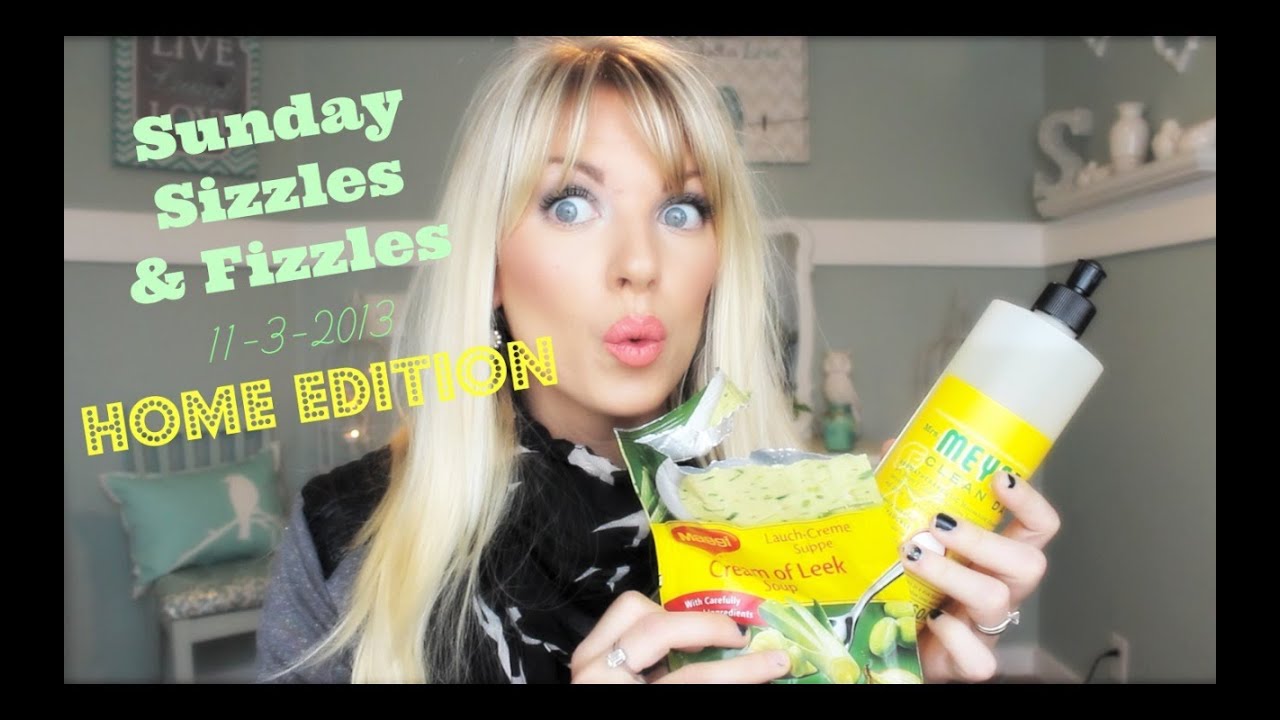 Sunday Sizzles & Fizzles: HOME EDITION 11-3-2013 - YouTube