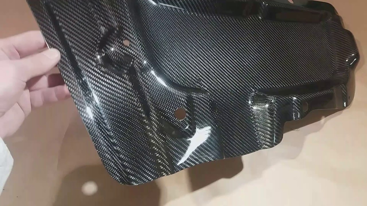 Toyota celica st205 bonnet rain guard from carbon fiber - YouTube