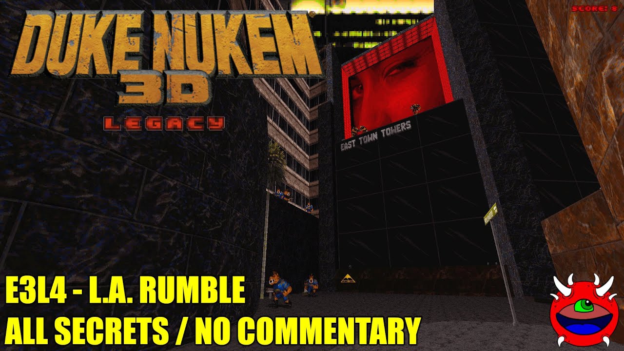Duke Nukem 3D: Legacy Edition 2.0.5 - E3L4 L.A. Rumble - All Secrets ...