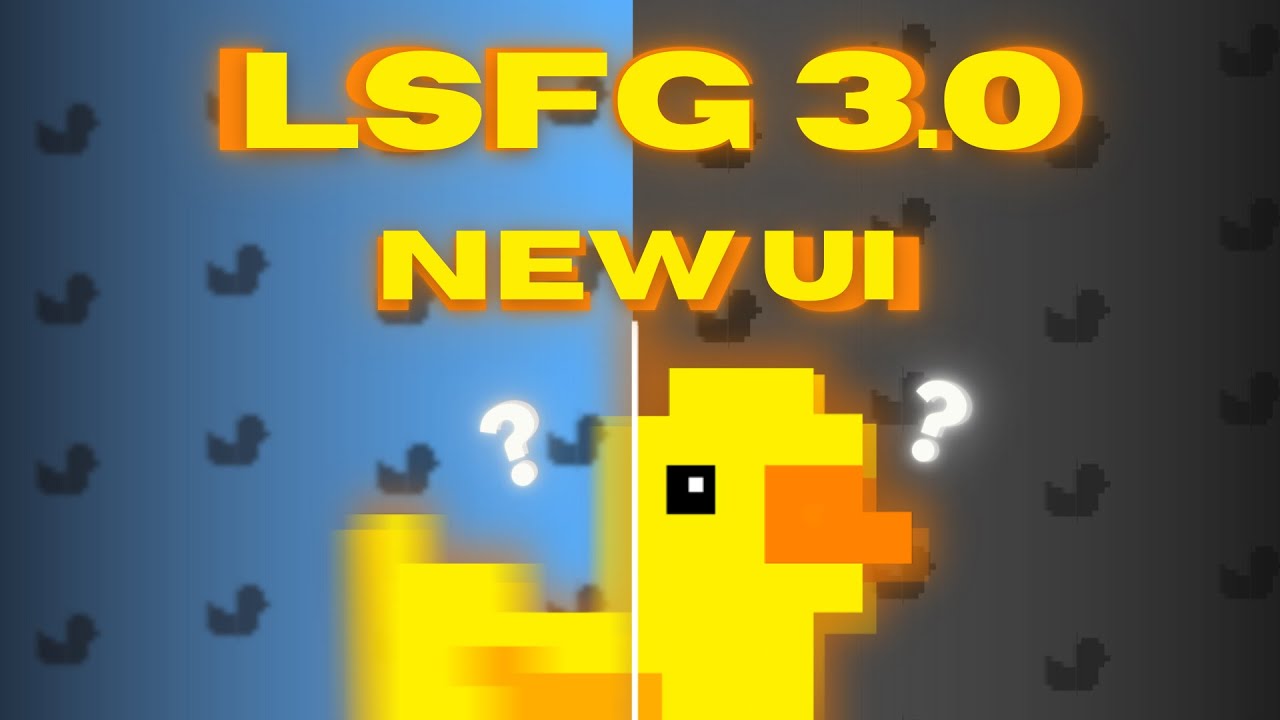 Lossless Scaling Major Update! (LSFG 3.0, New UI, Dual-GPU Usage) - YouTube