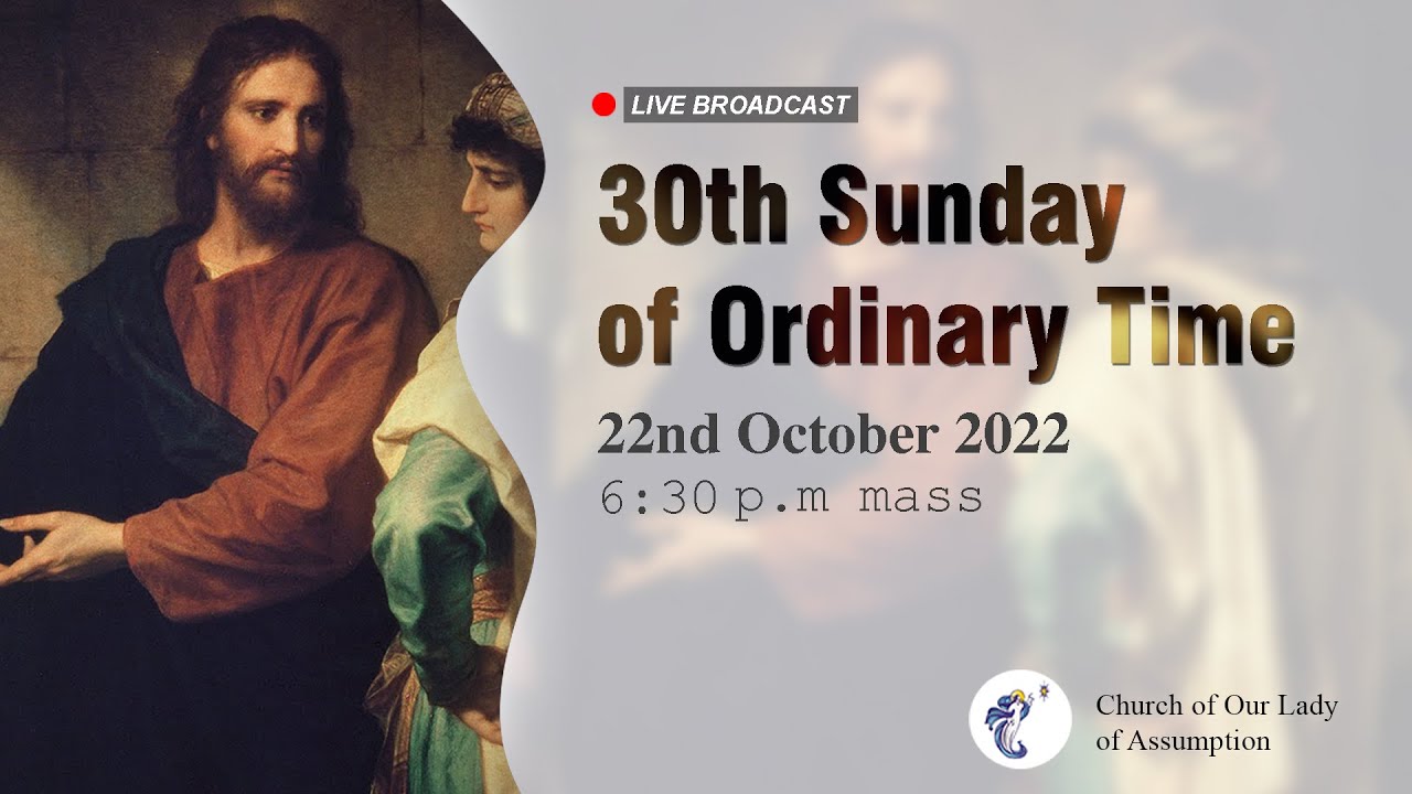 Saturday - Mass (22nd October 2022) - YouTube